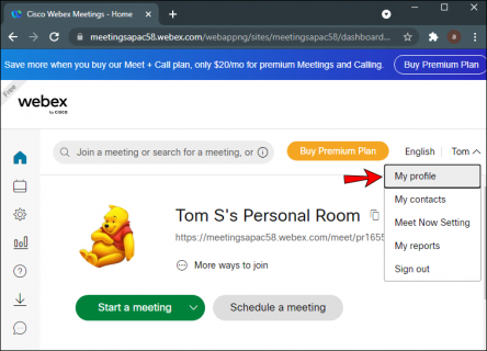 How To Change Profile Picture in Webex