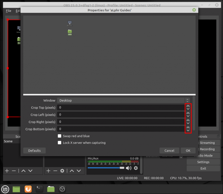 How To Crop the Window Capture in OBS