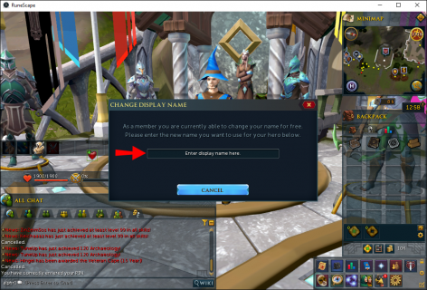 How to Change Names in Runescape