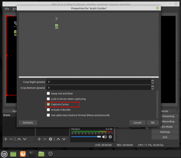 How To Crop the Window Capture in OBS