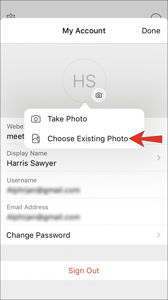 How To Change Profile Picture in Webex