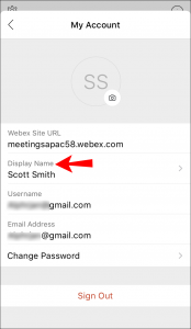 How to Change your Display Name in Webex