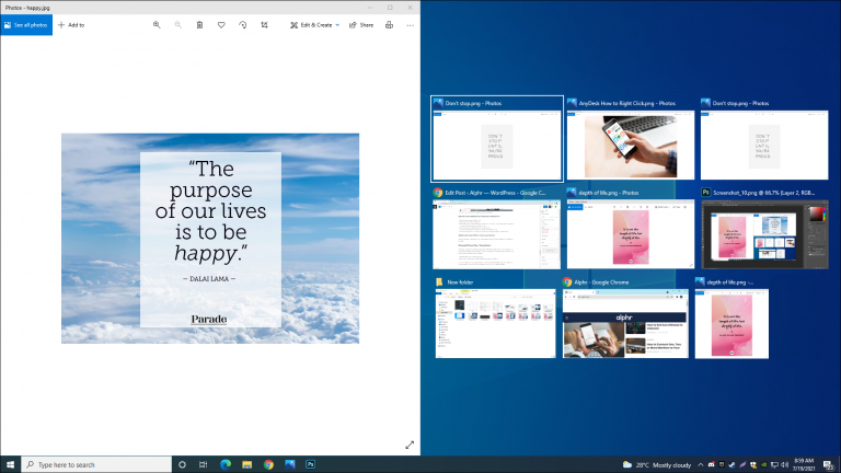 How To Split the Screen in Windows 10