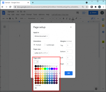 How To Remove a Background Color in Google Docs