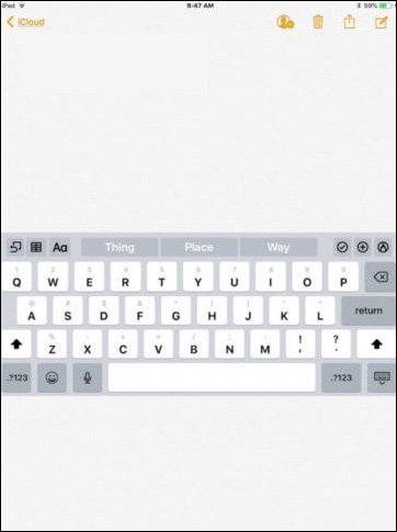 How To Move the Keyboard on an iPad
