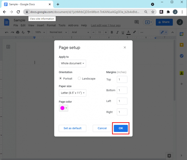 How To Remove a Background Color in Google Docs