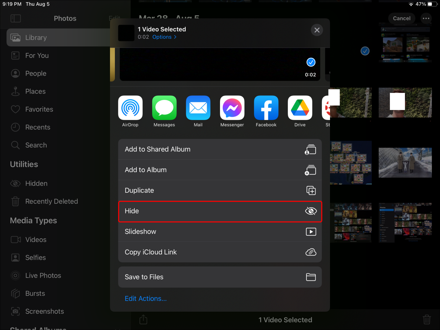 How to Delete All Photos from an iPad