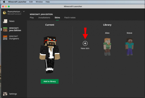 How to Add a Custom Skin to Minecraft Java