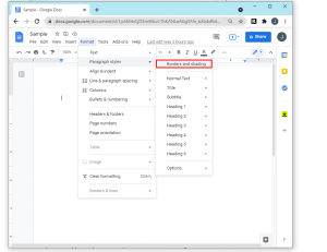 How To Remove a Background Color in Google Docs