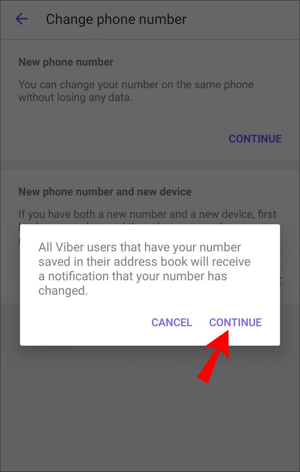 How To Change your Phone Number in Viber
