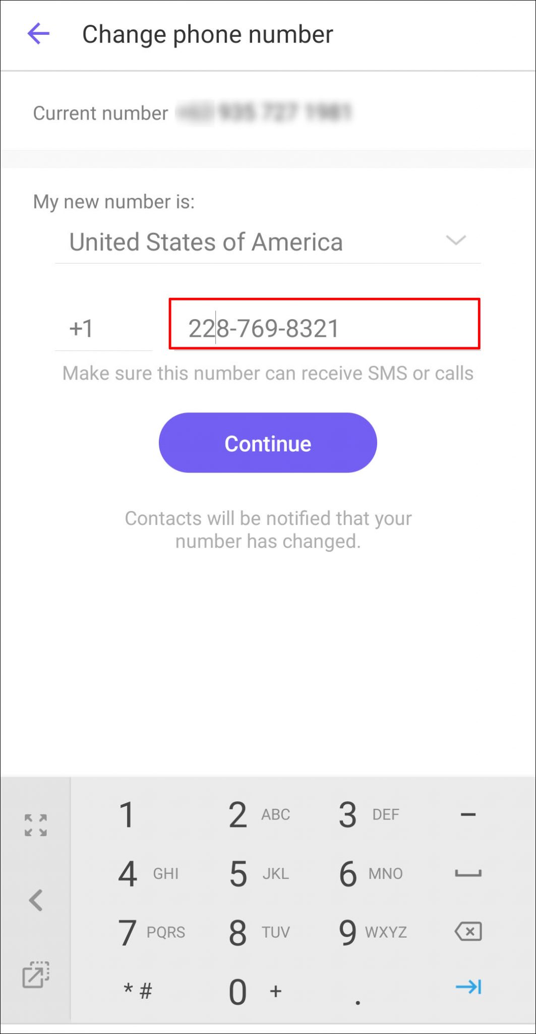 How To Change your Phone Number in Viber
