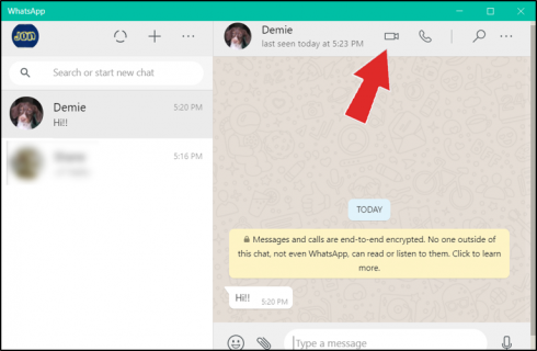 How to Make a WhatsApp Video Call in Windows 10