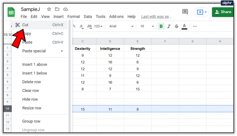 How To Swap Two Rows in Google Sheets