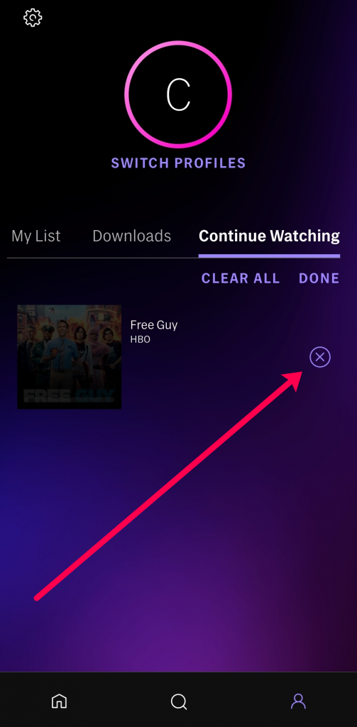 How To Clear Continue Watching in HBO Max