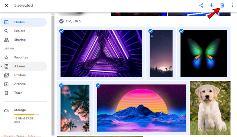 How to Select All in Google Photos from a PC or Mobile Device