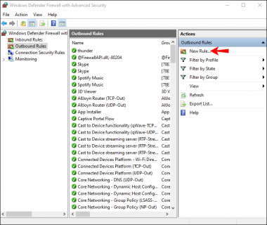 How to Block Access or Internet Access to Specific Apps in Windows 10