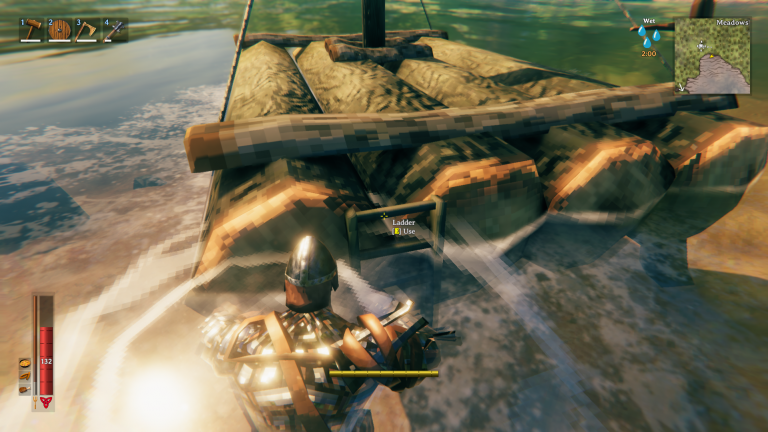 How To Use a Raft in Valheim