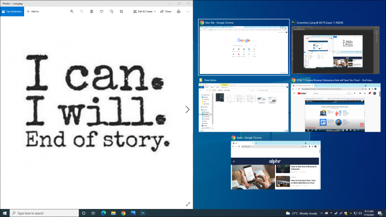 How To Split the Screen in Windows 10