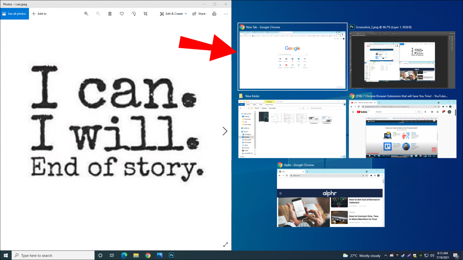How To Split the Screen in Windows 10