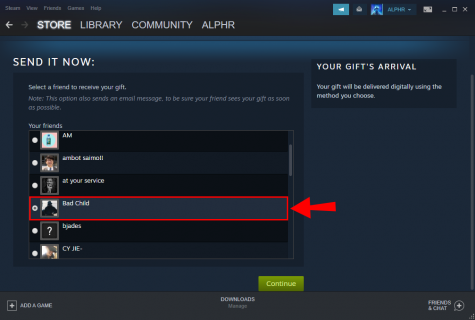 How To Gift a Steam Game