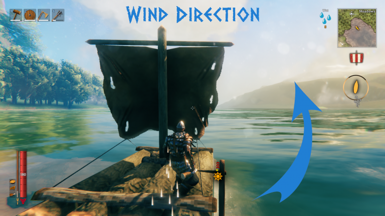 How To Use a Raft in Valheim