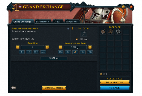 How To Sell Items in Runescape