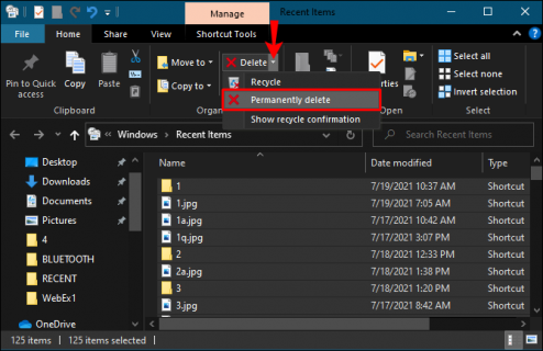 How to Clear and Turn Off Recent Files in Windows 10
