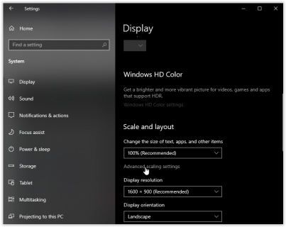How to Configure Display Scaling in Windows 10