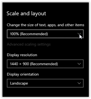 How to Configure Display Scaling in Windows 10