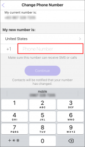 How To Change your Phone Number in Viber