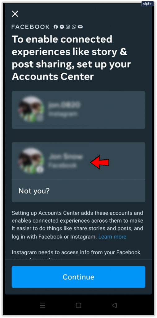 How To Login to Instagram Through Facebook
