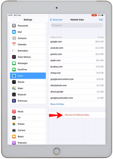 How to Delete Cookies on an iPad