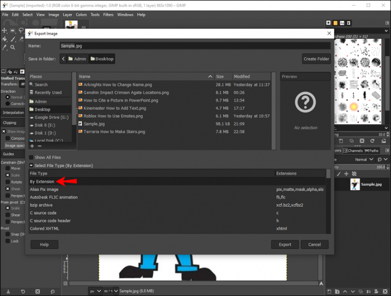 How to Resize an Image in Gimp