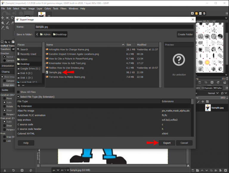 How to Resize an Image in Gimp