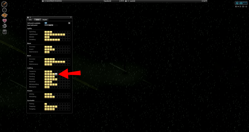 How to Use Skill Points in Project Zomboid