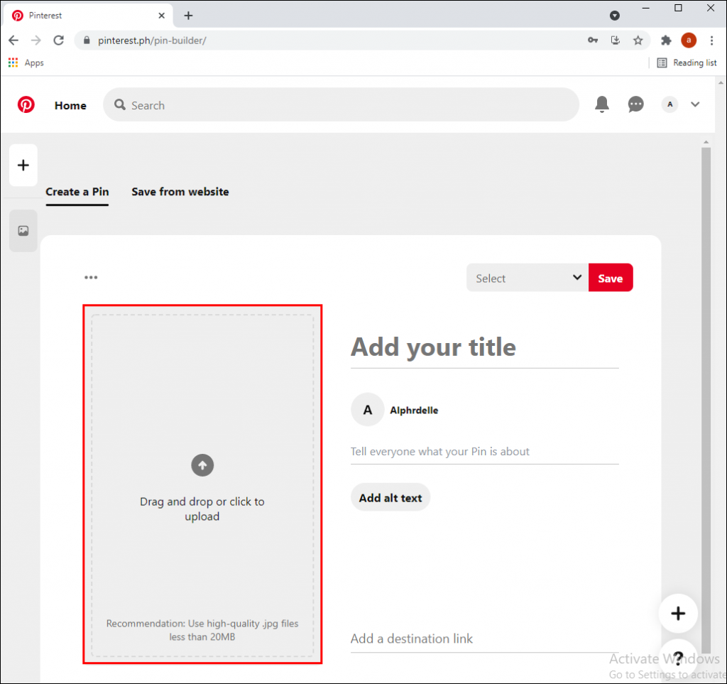 How to Create a Pin for Pinterest on a PC or Mobile Device