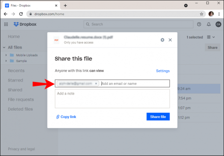 How to Share Files in Dropbox on a PC or Smartphone