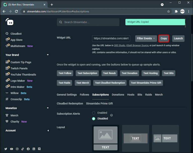 How to Add Alerts to a Live Stream on Twitch