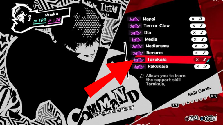 How to Use Skill Cards in Persona 5