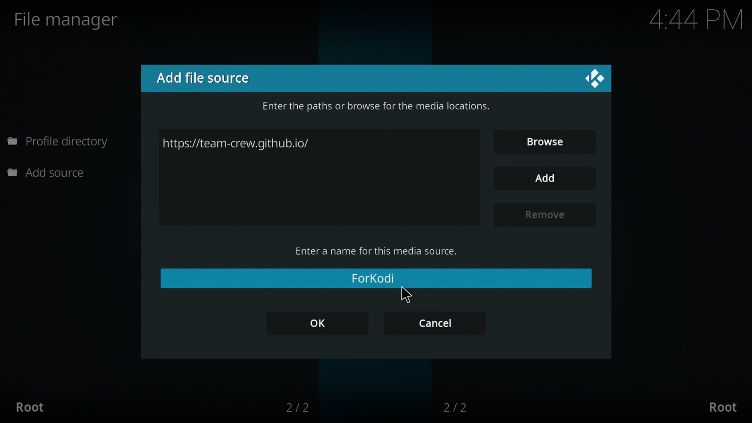 Kodi: How to Install the Crew Add-on