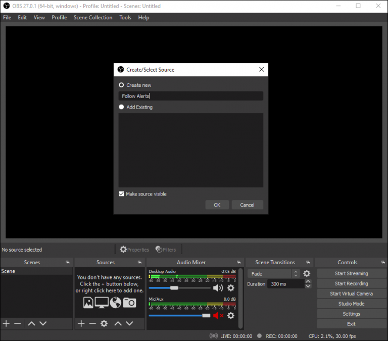 How to Add Alerts to a Live Stream on Twitch