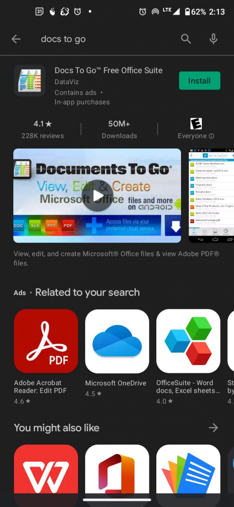 How to Open a Word Document on Android