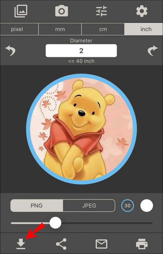 How to Make a Picture Round on the iPhone
