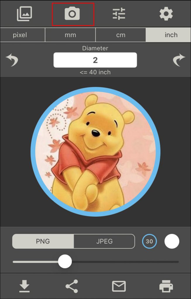 How to Make a Picture Round on the iPhone