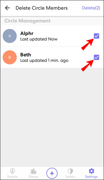 How to Delete a Circle in Life360