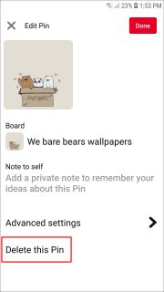 How to Delete Pins in Pinterest