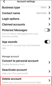 How to Delete a Pinterest Account Permanently