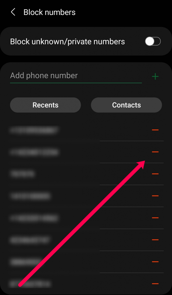 How to View All Blocked Numbers on Android