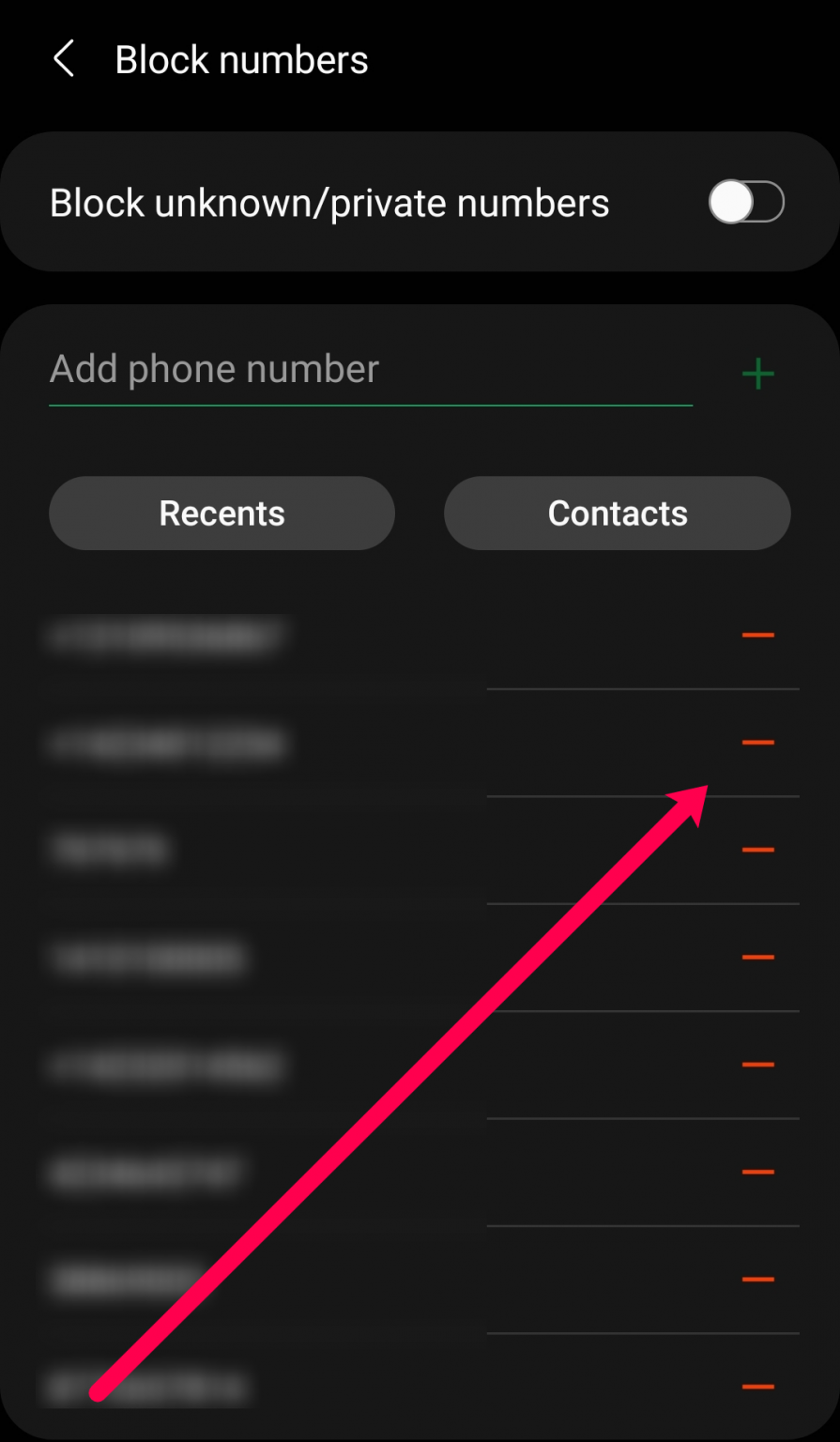 How to View All Blocked Numbers on Android