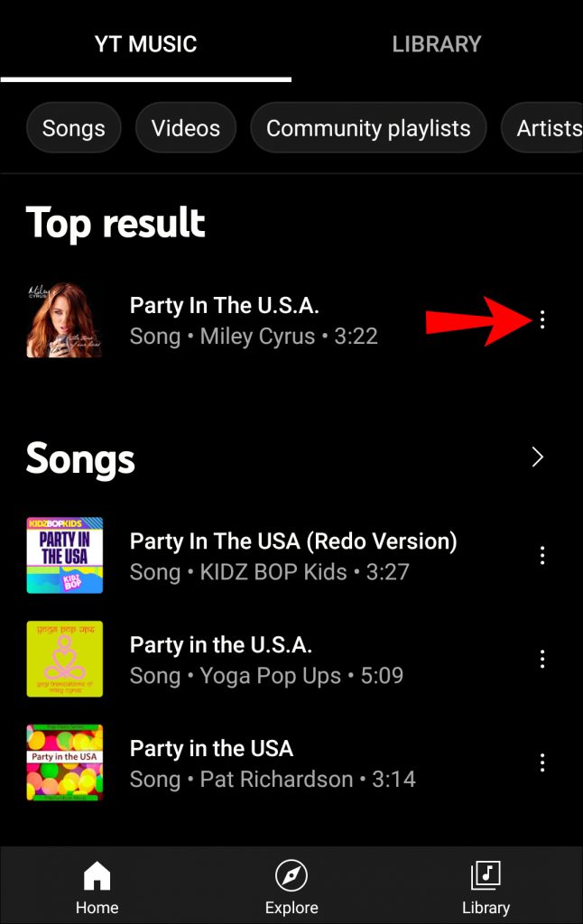 How to Add or Remove Songs from the Library in YouTube Music